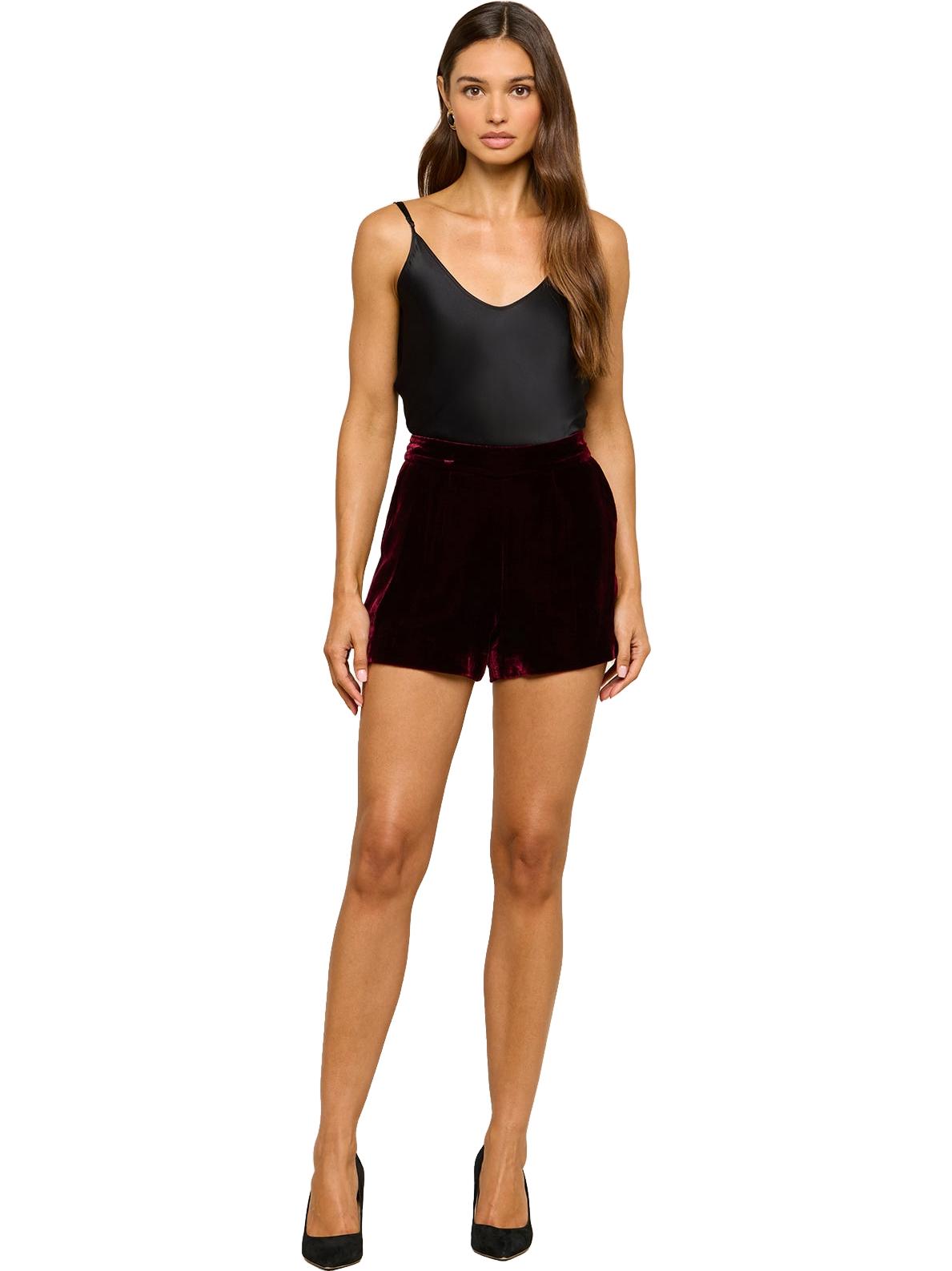 L'AGENCE ashton velvet short